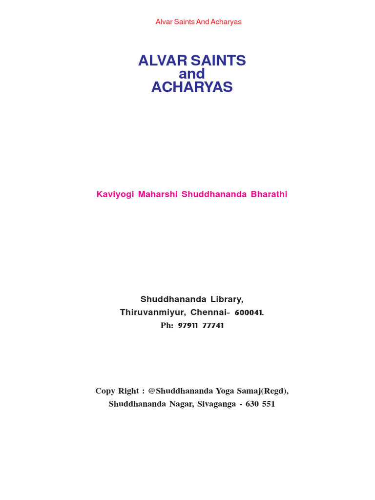 Alvar Saints | PDF