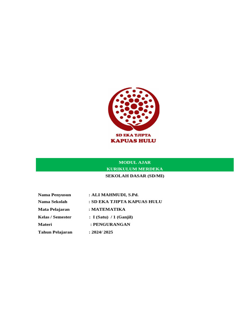 Modul Ajar Diferensiasi PGP | PDF