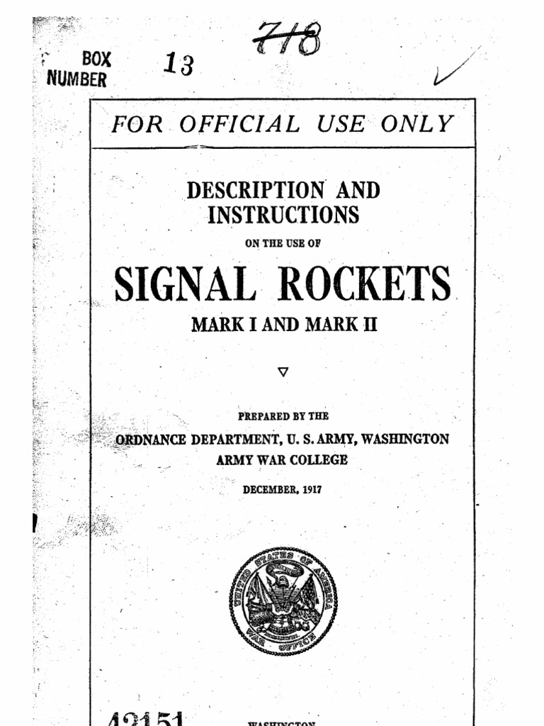 Signal Rockets | PDF | Science & Mathematics