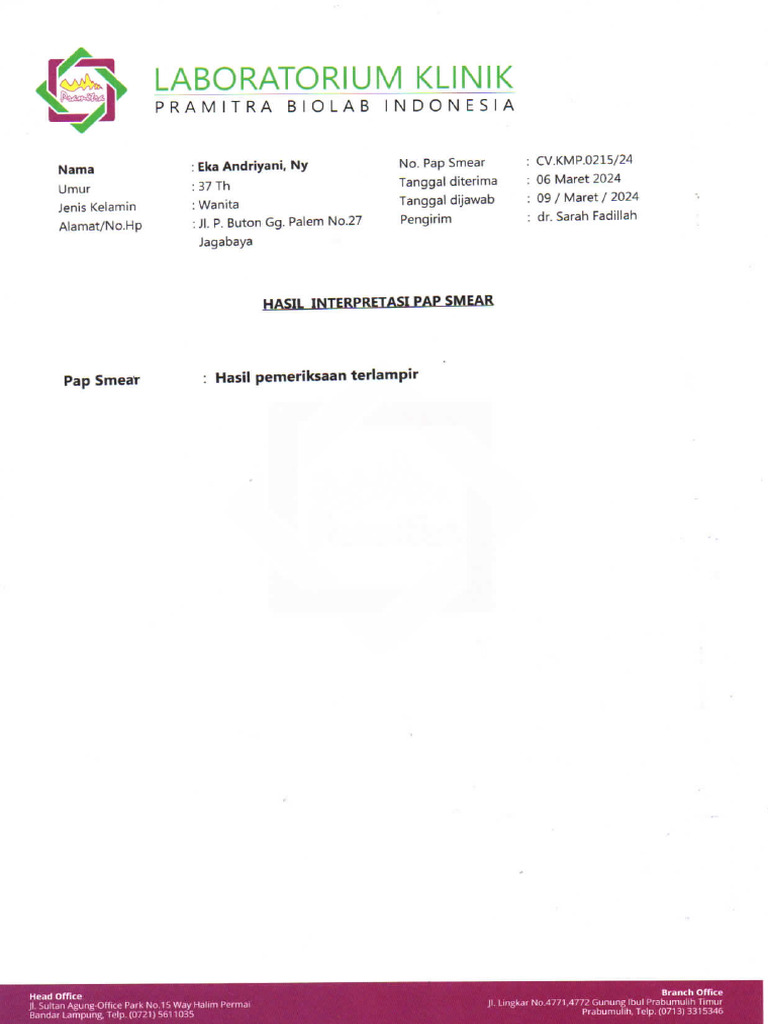 Eka Andriyani, Ny | PDF