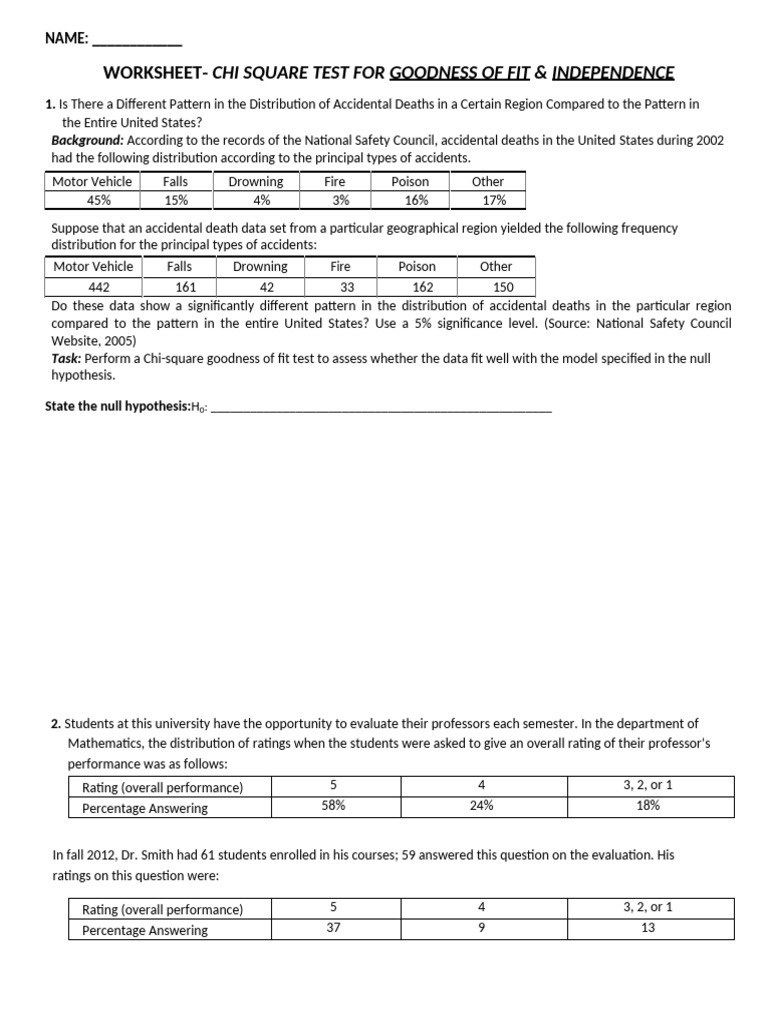 @Worksheet-Chi Square test.doc | PDF