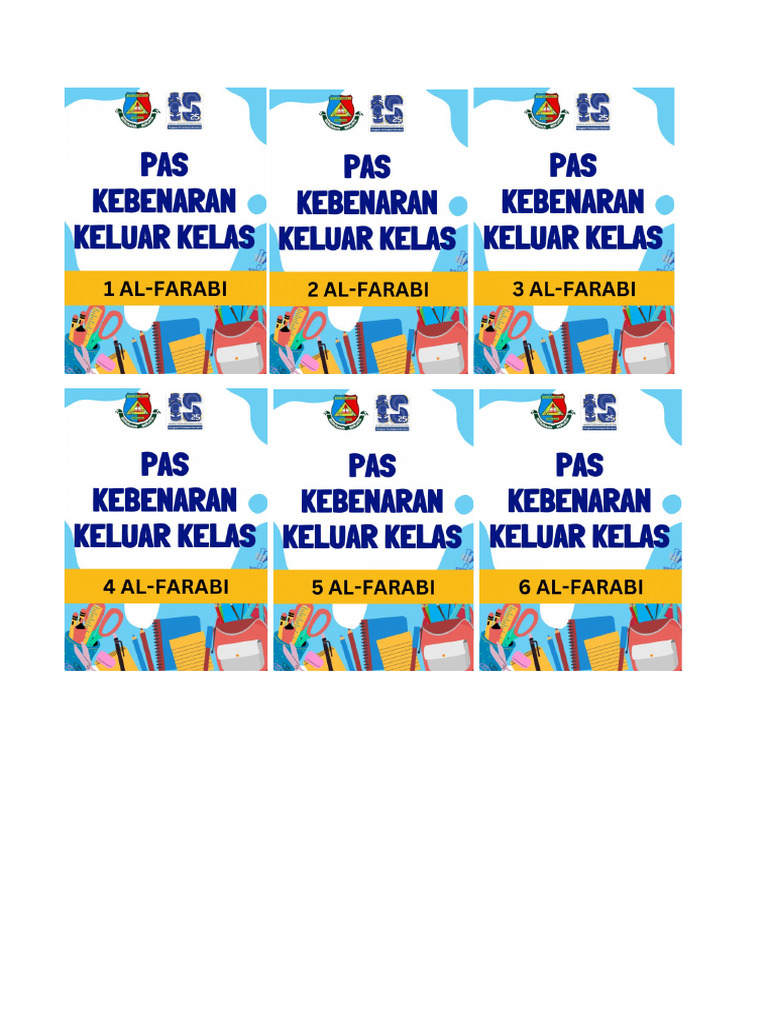 Pas Kebenaran Keluar Kelas | PDF