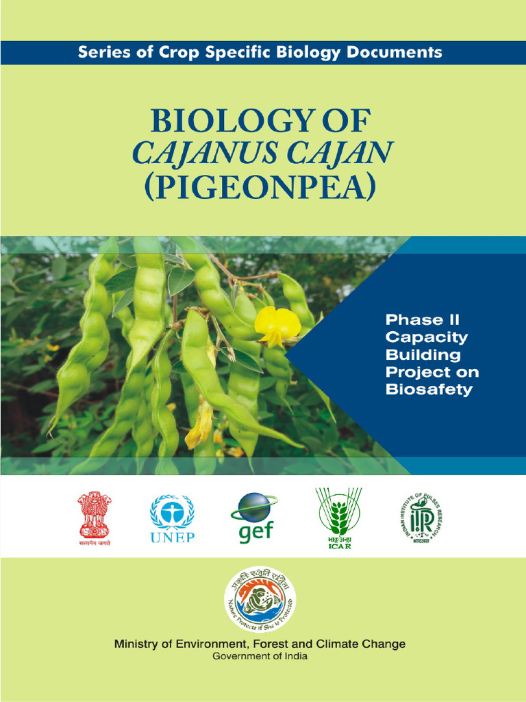 Biology of Cajanus cajan Overview | PDF | Flowers | Ploidy