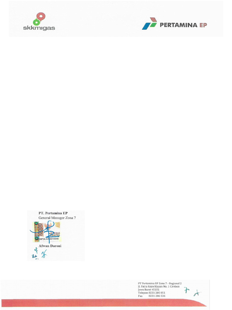Pt. Pertamina Ep | PDF