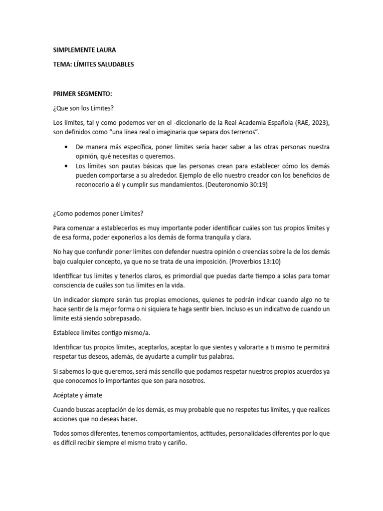 Simplemente Laura | PDF