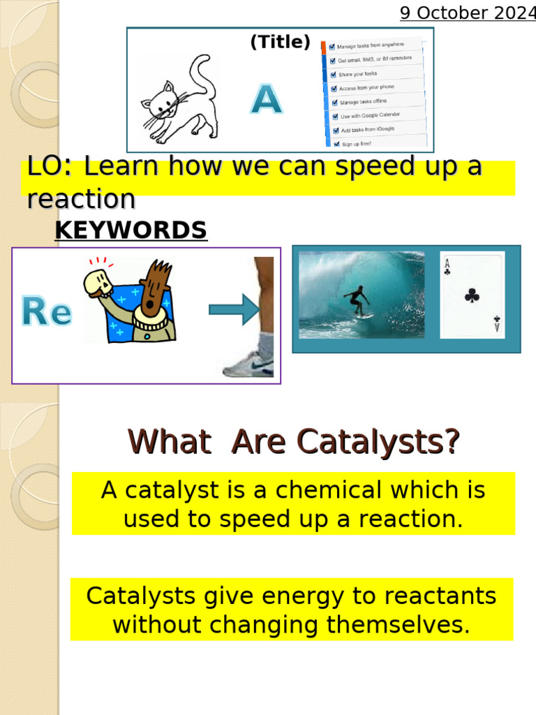 Lesson 10 Catalysts | PDF