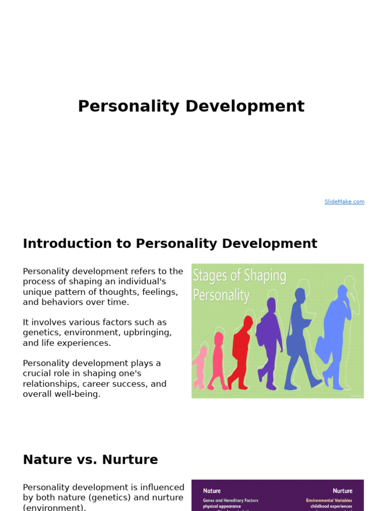 Personality Development | PDF