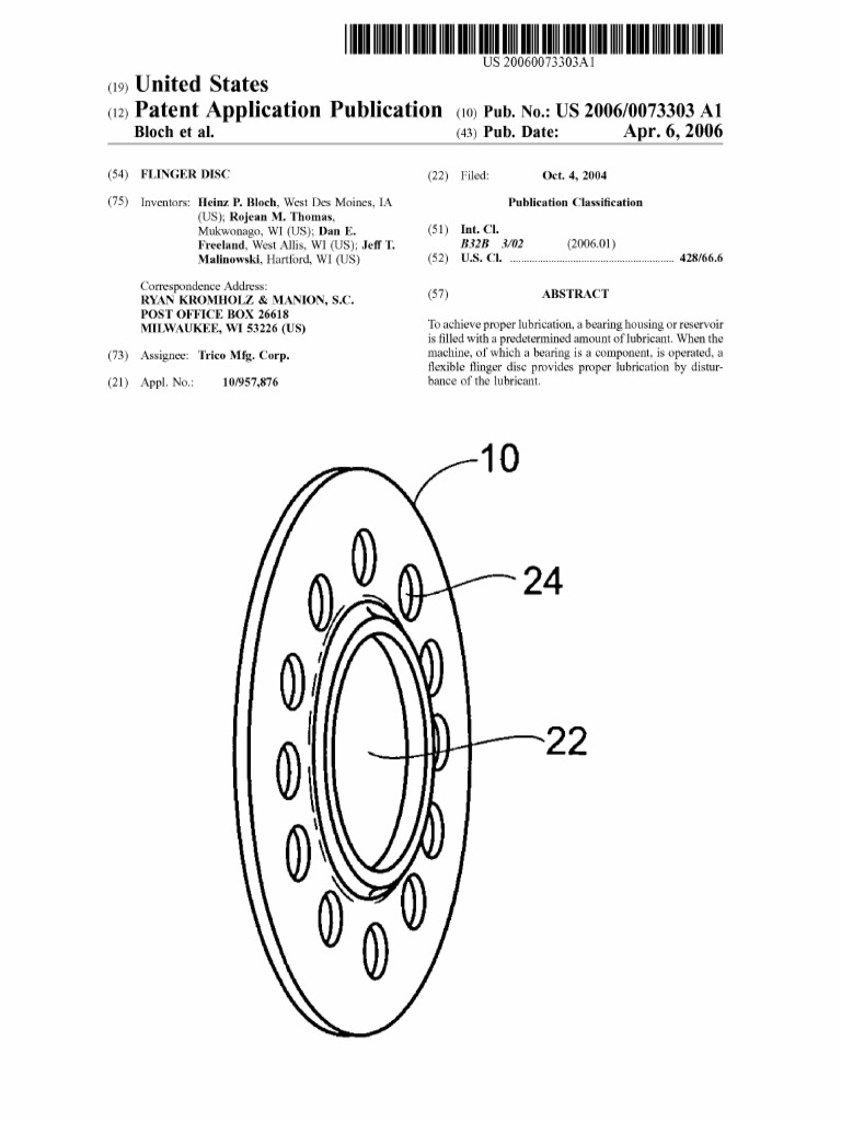 Oil Flinger | PDF | Bearing (Mechanical) | Home & Garden