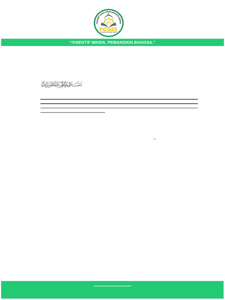 Surat Program Konservasi Hijau Dan Literasi Digital Pelajar-Jpn-Lv | PDF