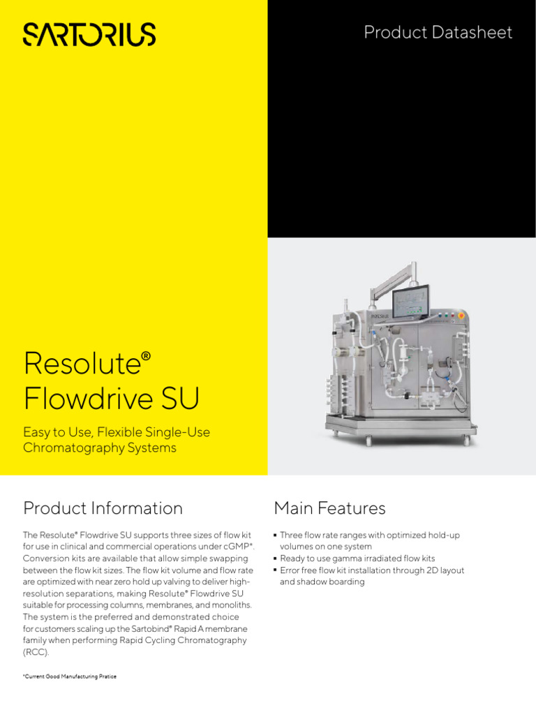 Resolute®Flowdrive SU Chromatography system | PDF