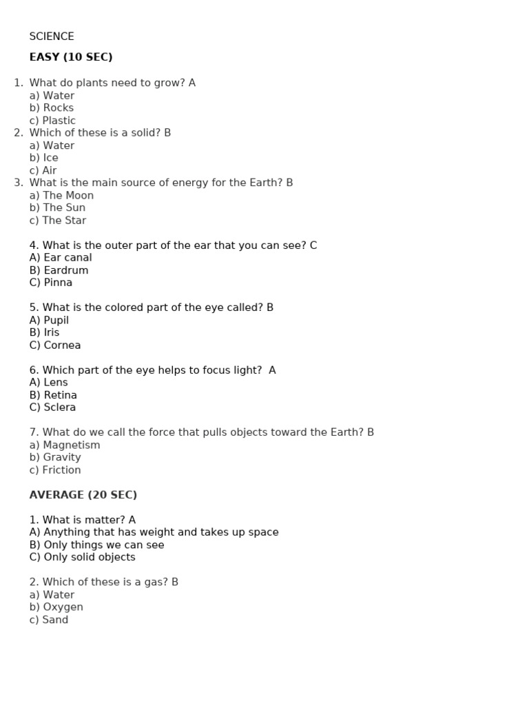 Science Final | PDF