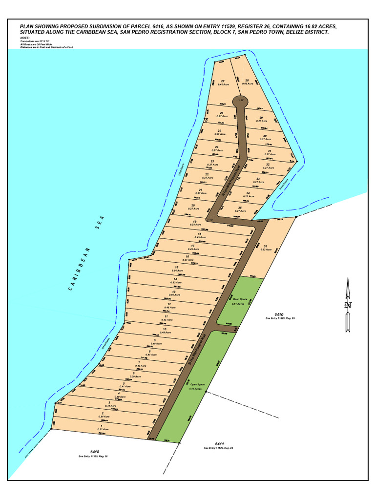 Sunset Cove Beach - Subdivision Plan (Final) January 2023 | PDF
