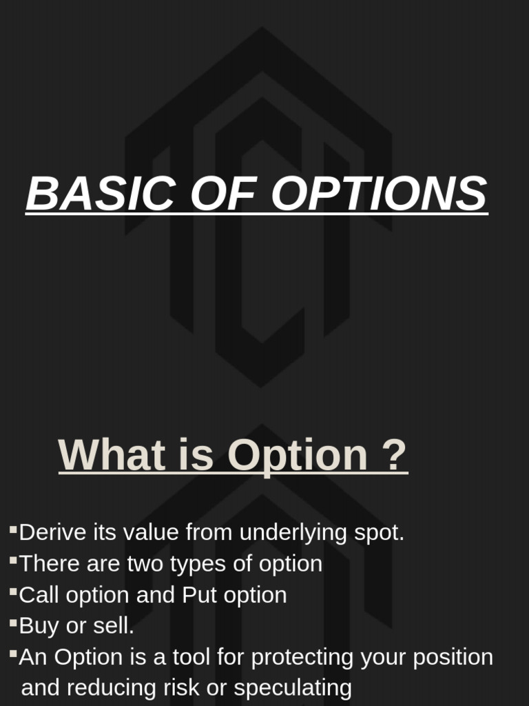 Options Basics | PDF
