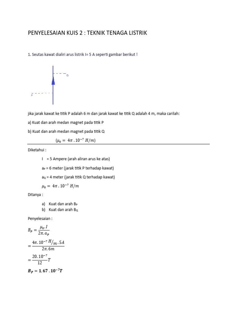 KUIS 2 - TTL Penyelesaian | PDF