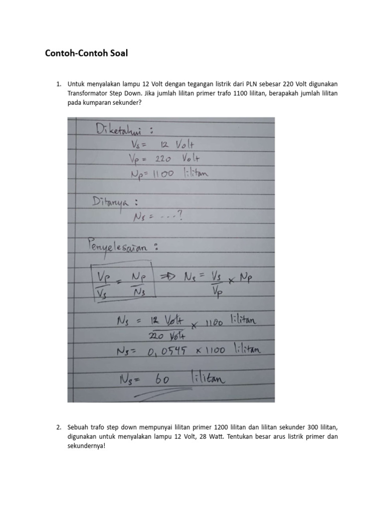 TTL - Kuliah 7 Contoh-Contoh Soal | PDF