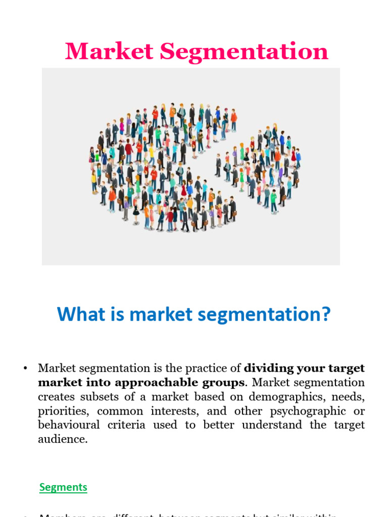 Market Segmentation | PDF