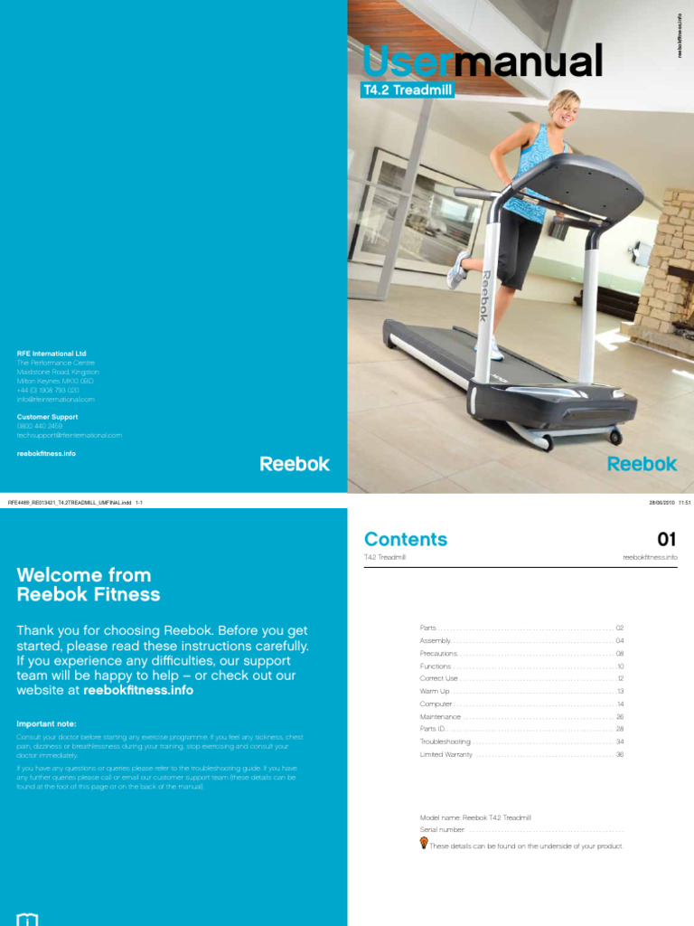 T4.2 Treadmill | PDF