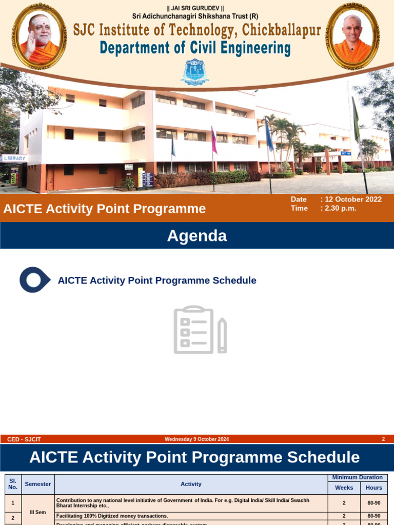 Aicte Activity Points | PDF