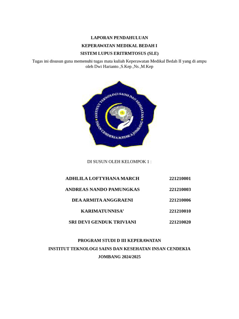 LP KMB Ii Sle (Lupus) | PDF