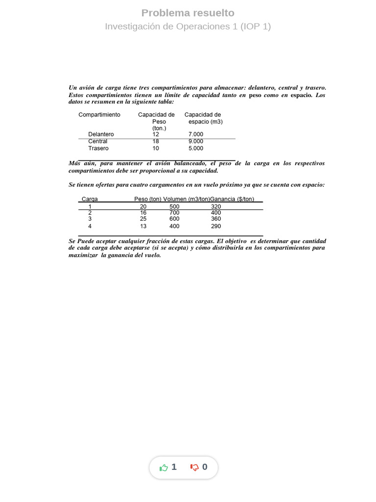 Problema Resuelto | PDF