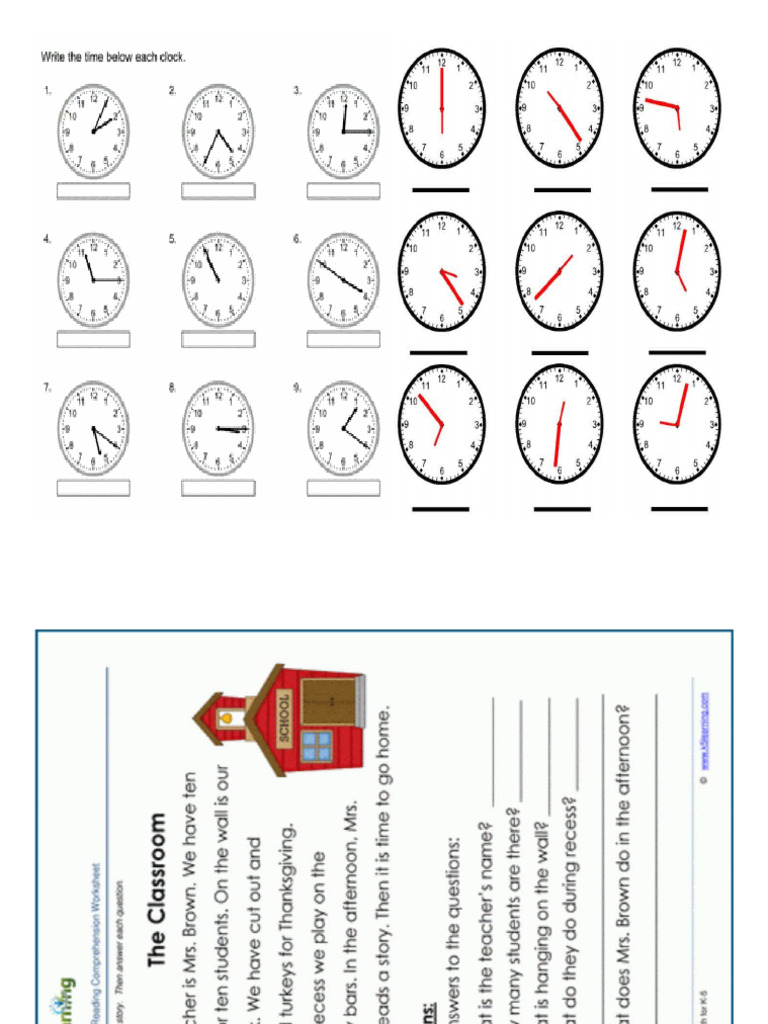 Telling Time | PDF