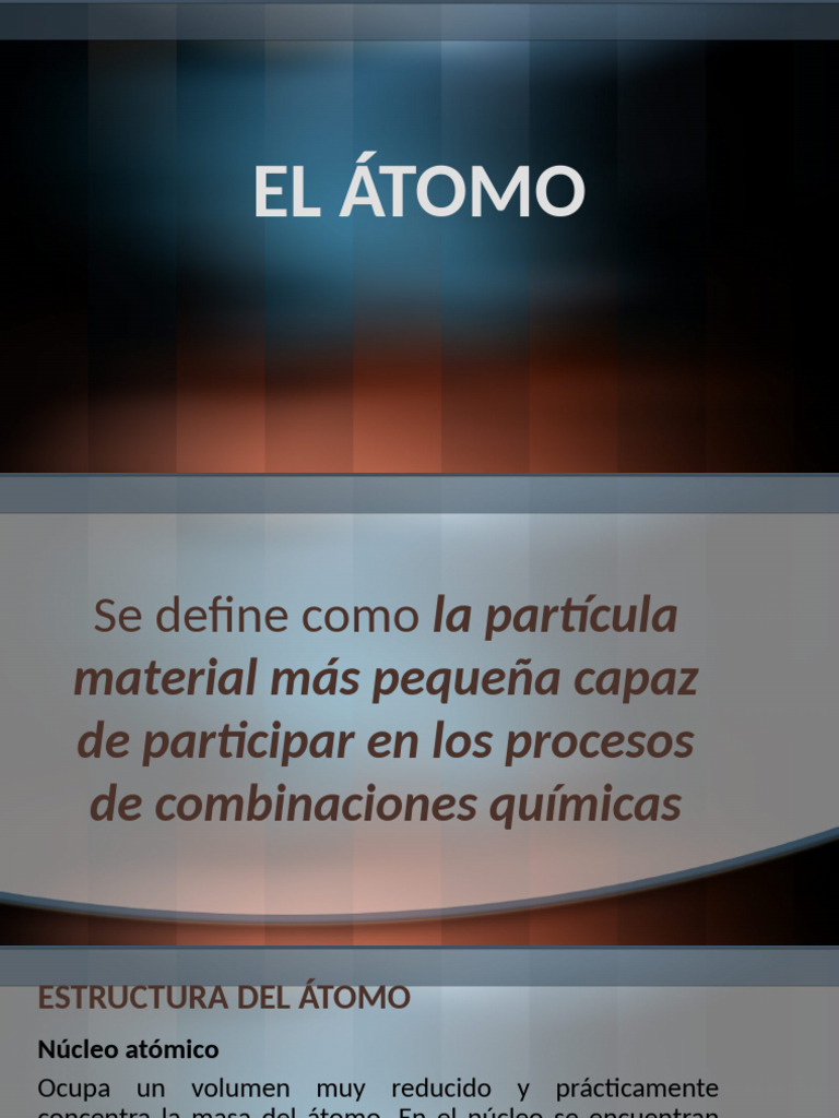 EL ÁTOMO | PDF