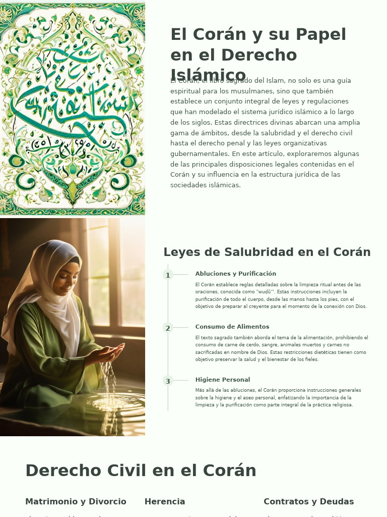 El Corán y su Influencia en el Derecho Islámico | PDF | Sharia ...
