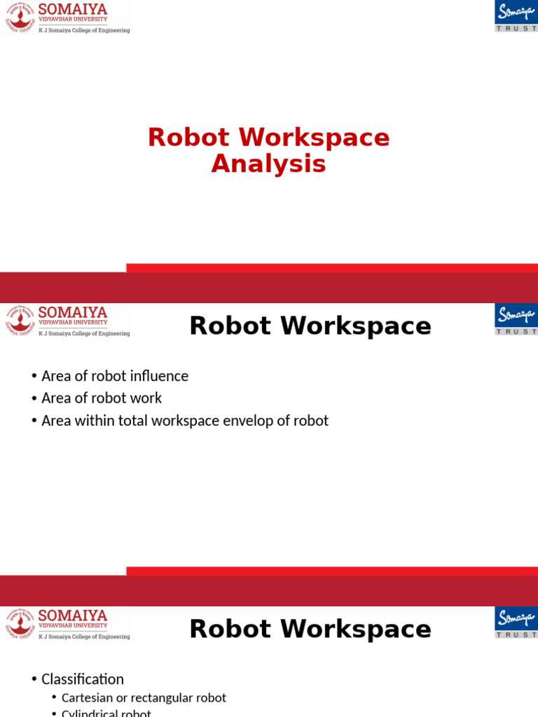 Robot Workspace Analysis | PDF