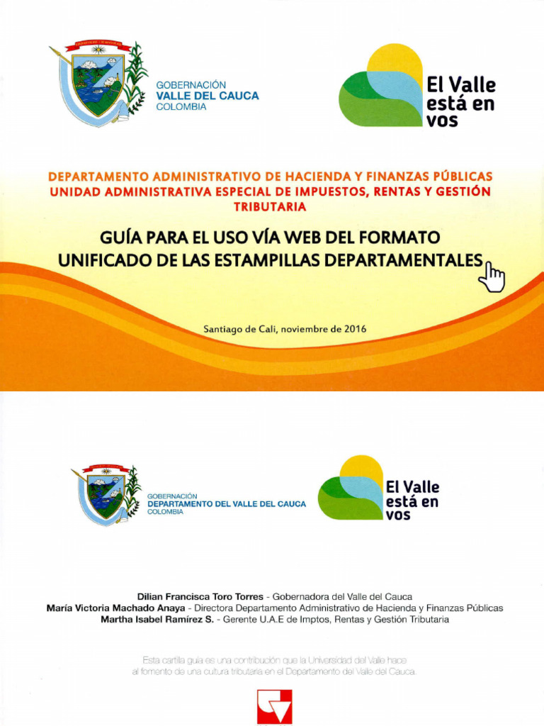 Guia para El Uso Via Web Del Formato Unificado de Las Estampillas ...