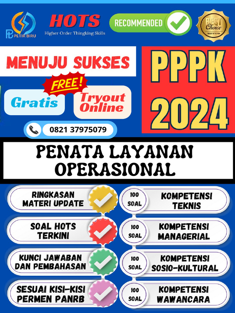2024 Penata Layanan Operasional | PDF