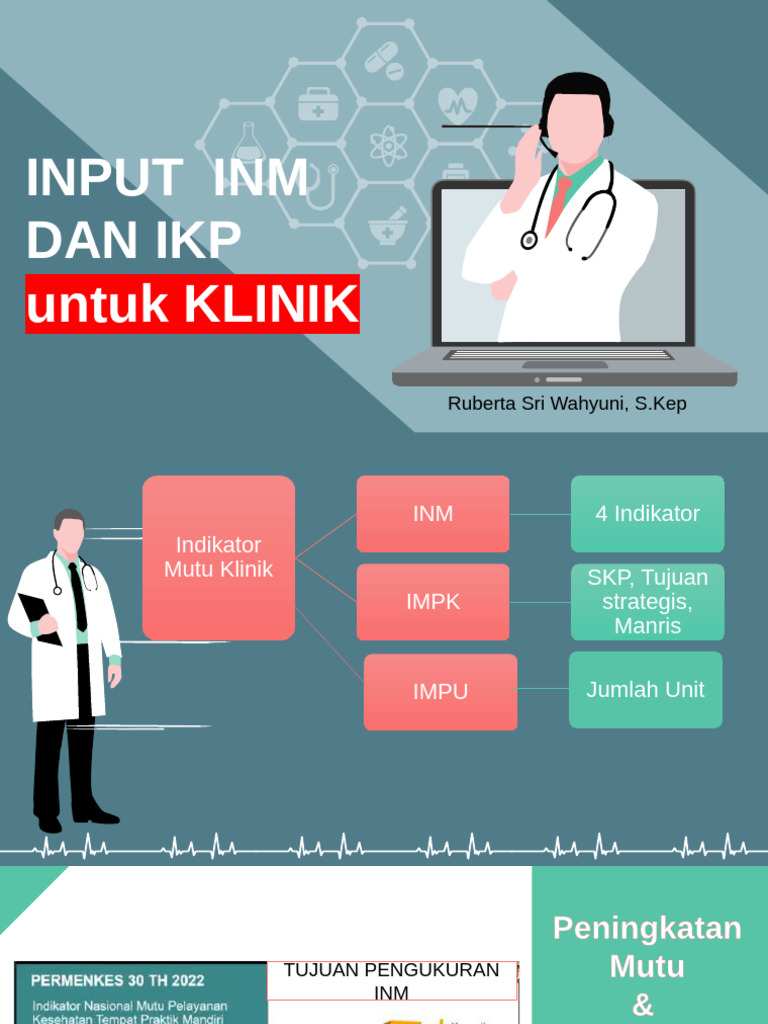 INPUT INM dan IKP untuk Klinik | PDF