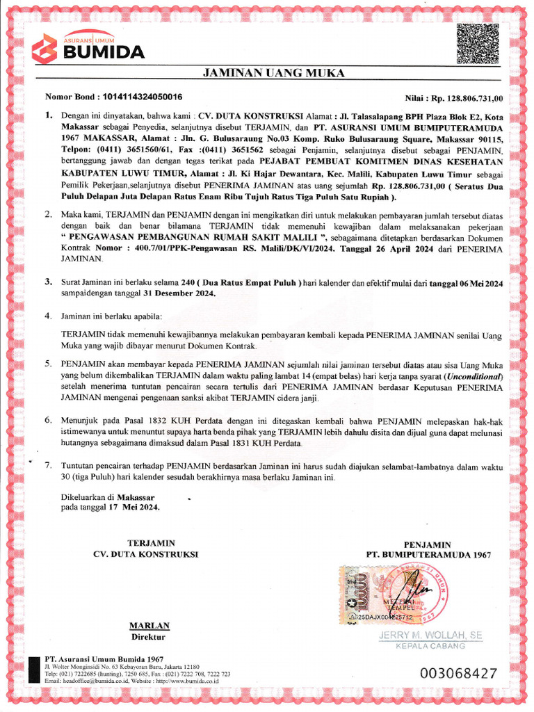 sertifikat jaminan | PDF