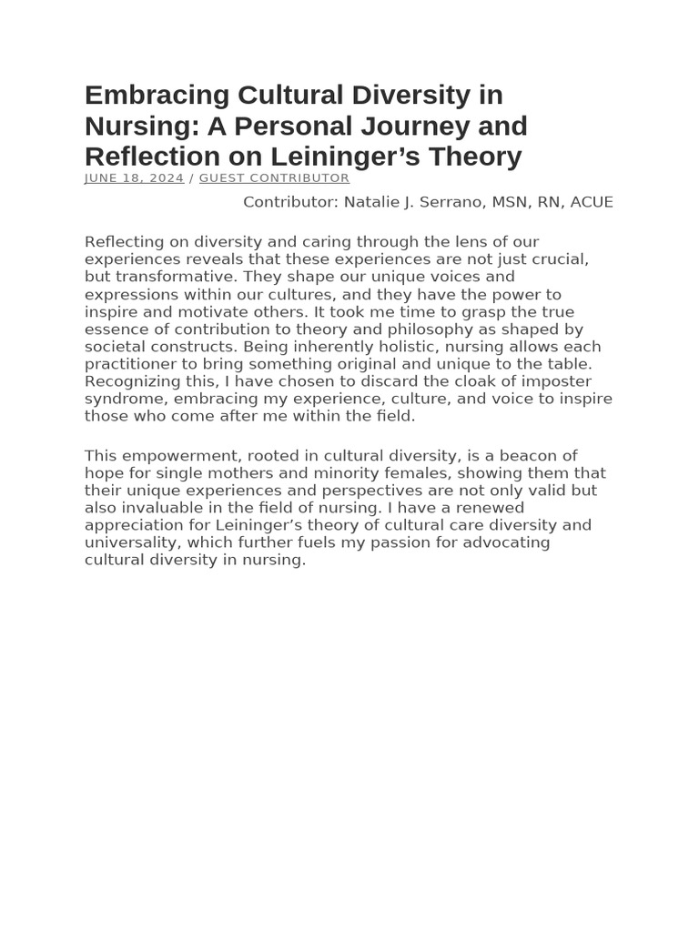 Leininger | PDF