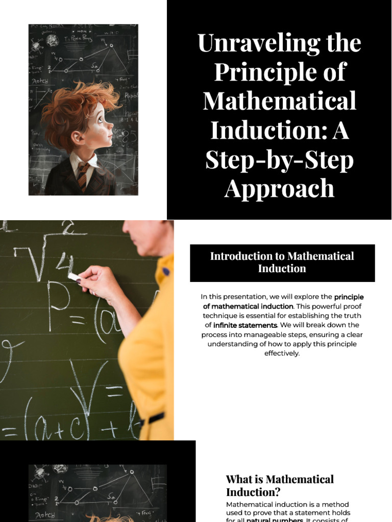 Slidesgo Unraveling The Principle of Mathematical Induction A Step by Step Approach ...