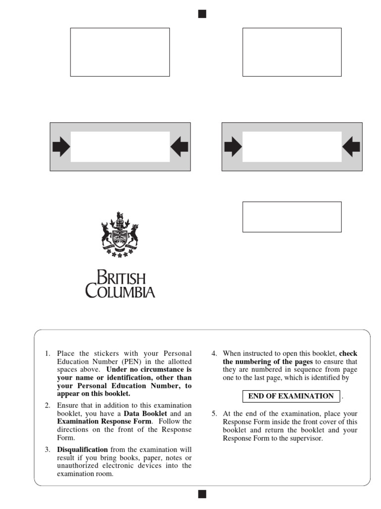 Provincial Chemistry 12 Exam | PDF