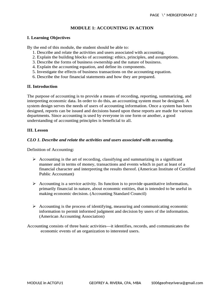MODULE-1 | PDF MODULE-1 | PDF