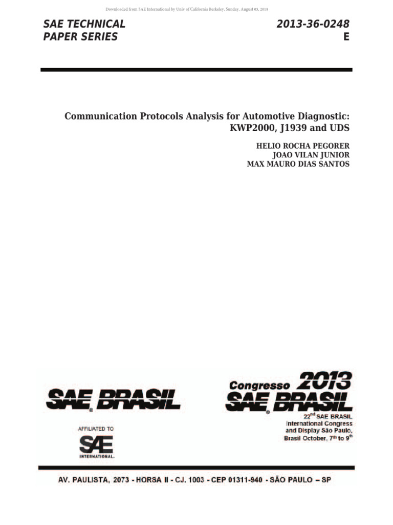 Sae Technical Paper Series 2013-36-0248 | PDF