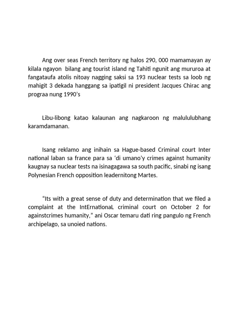 Activity Filipino | PDF