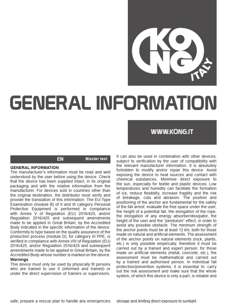 Kong General Info | PDF