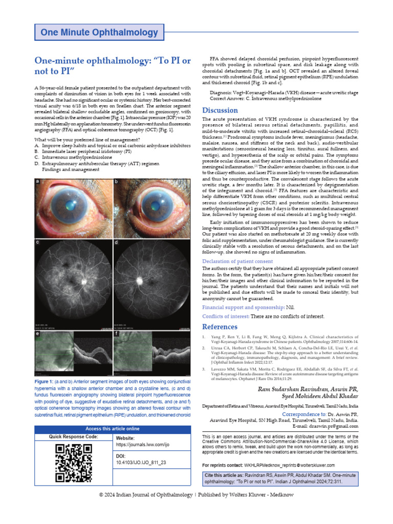 One Minute Ophthalmology To Pi or Not To Pi .4 | PDF