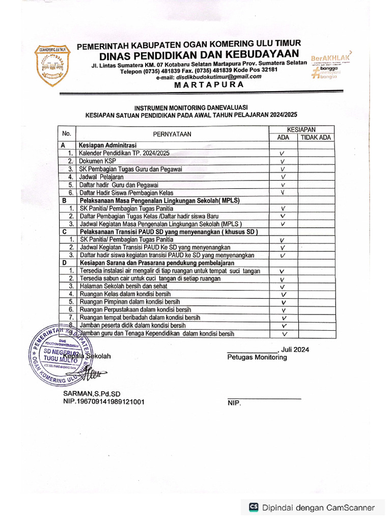 Instrumen Monitoring Mpls | PDF