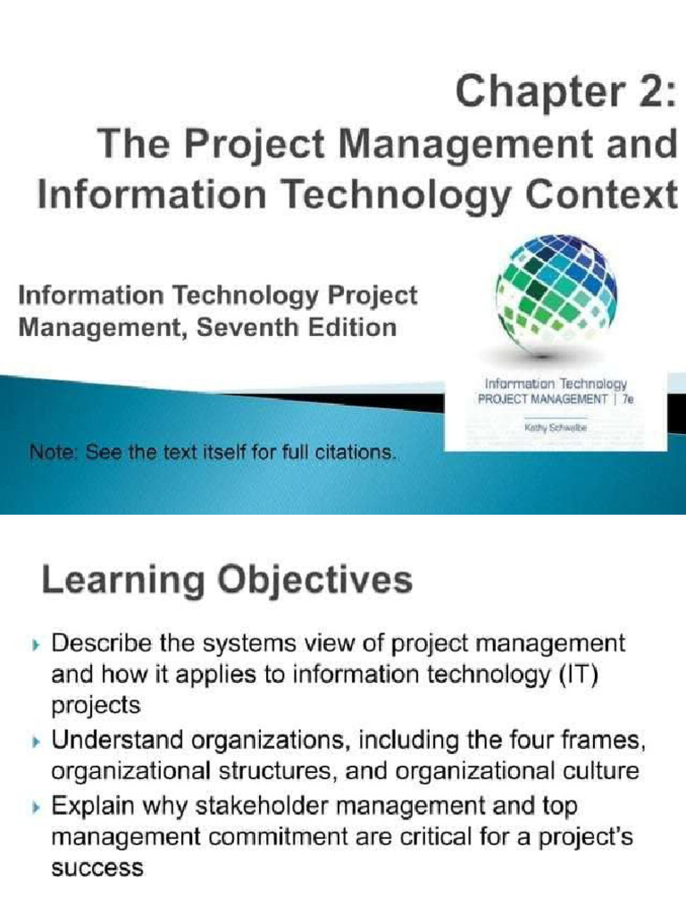 Project Management Lecture 2 | PDF