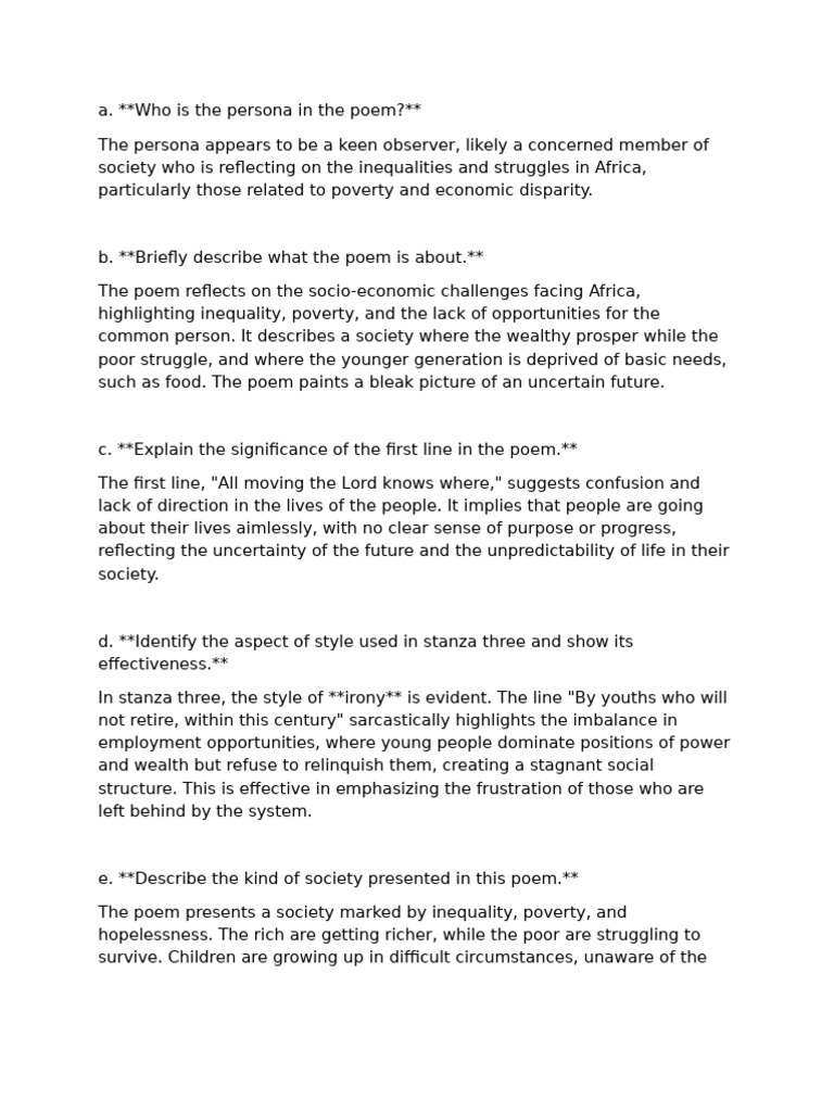 pp2 Poem | PDF
