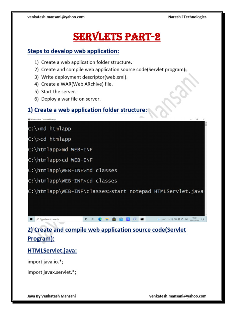 Servlets Part 2 Pdf