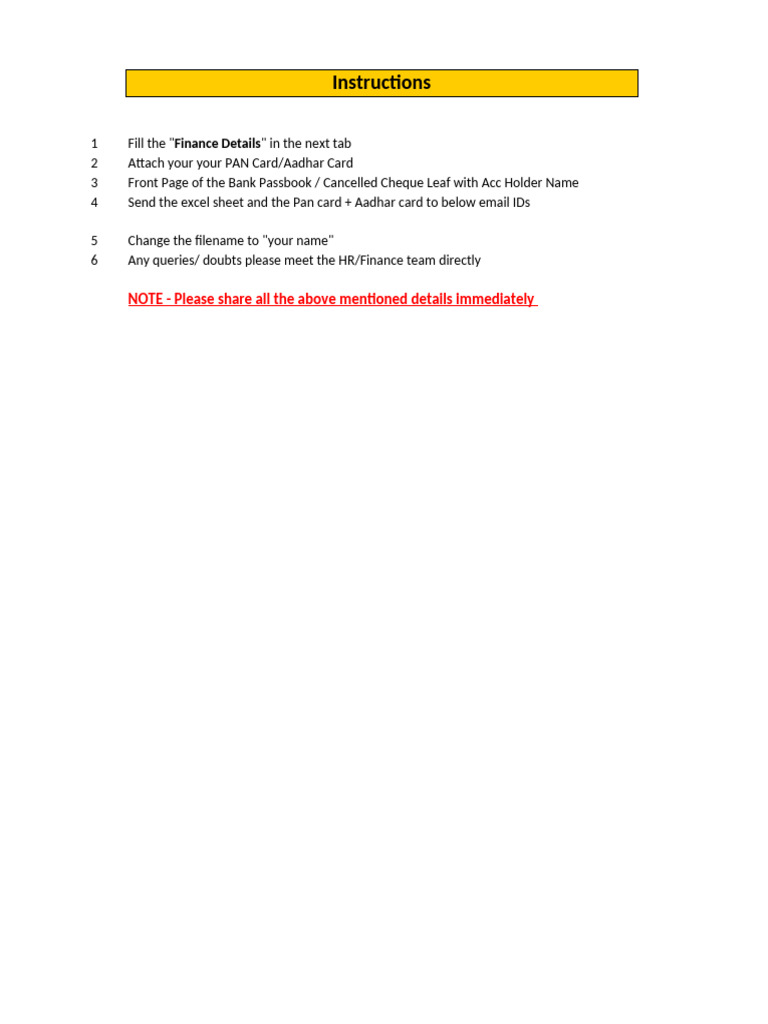 Basic Details To Finance | PDF