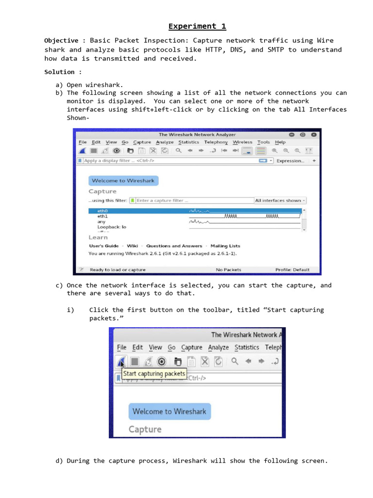Basic Packet Injection (Capturing Network Traffic) Using Wire Shark ... Basic Packet Injection (Capturing Network Traffic) Using Wire Shark ...