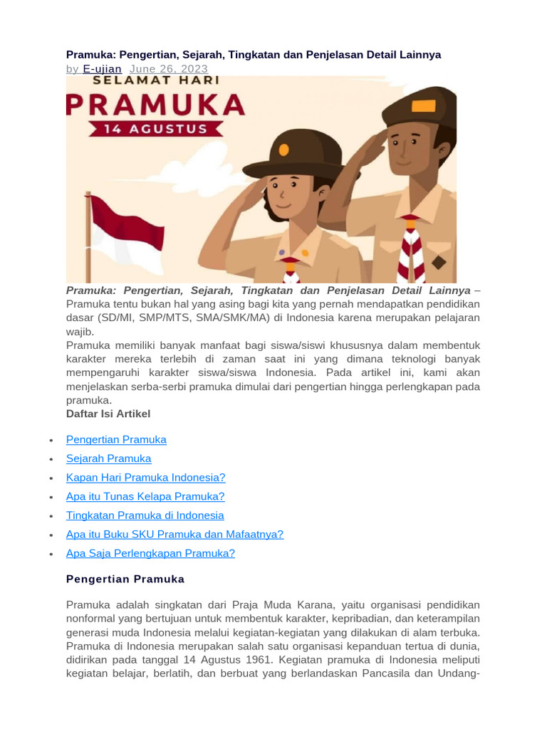 Pramuka | PDF