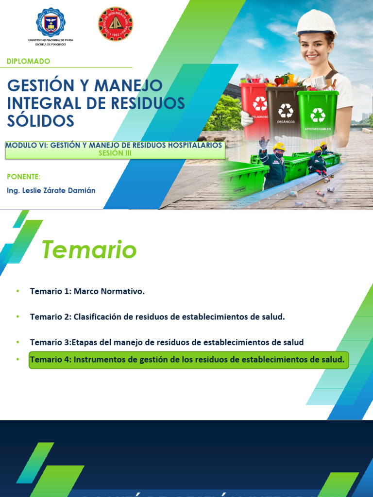 Temario III Instrumentos de Gestión en EESS (1) | PDF