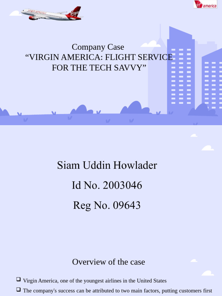 Case Study Virgin America | PDF | Market Segmentation | Business