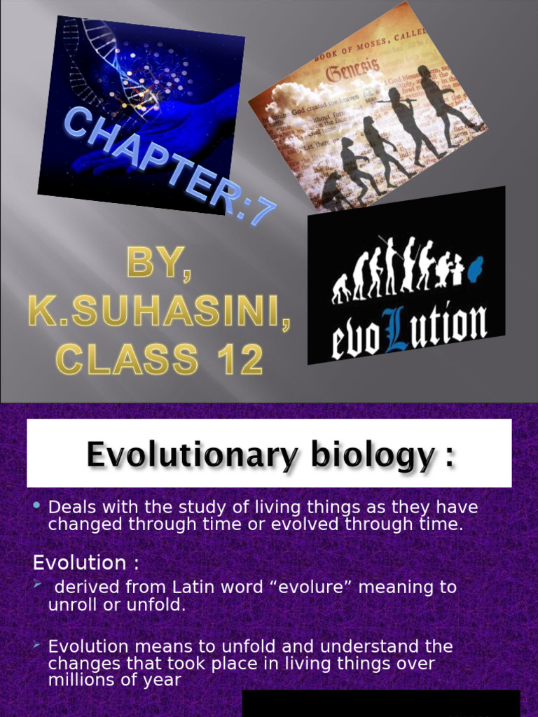 7 Evolution | PDF